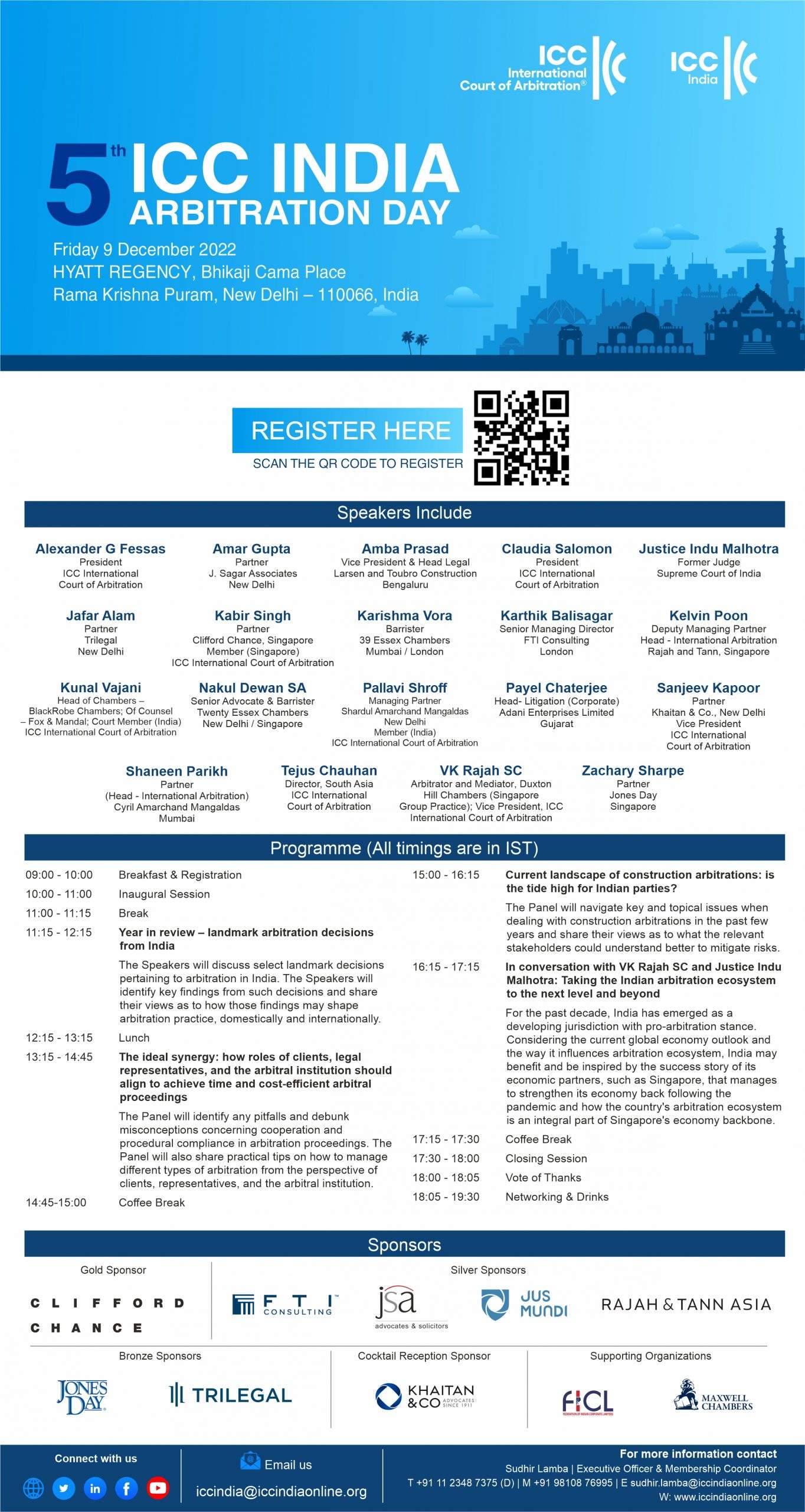 5th ICC India Arbitration Day - Maxwell Chambers