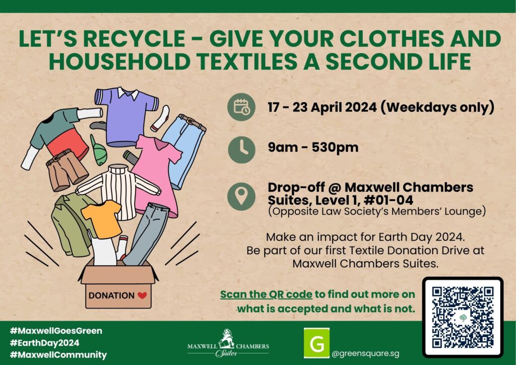 Maxwell Chambers - Greensquare: Textile Donation Drive, a # ...